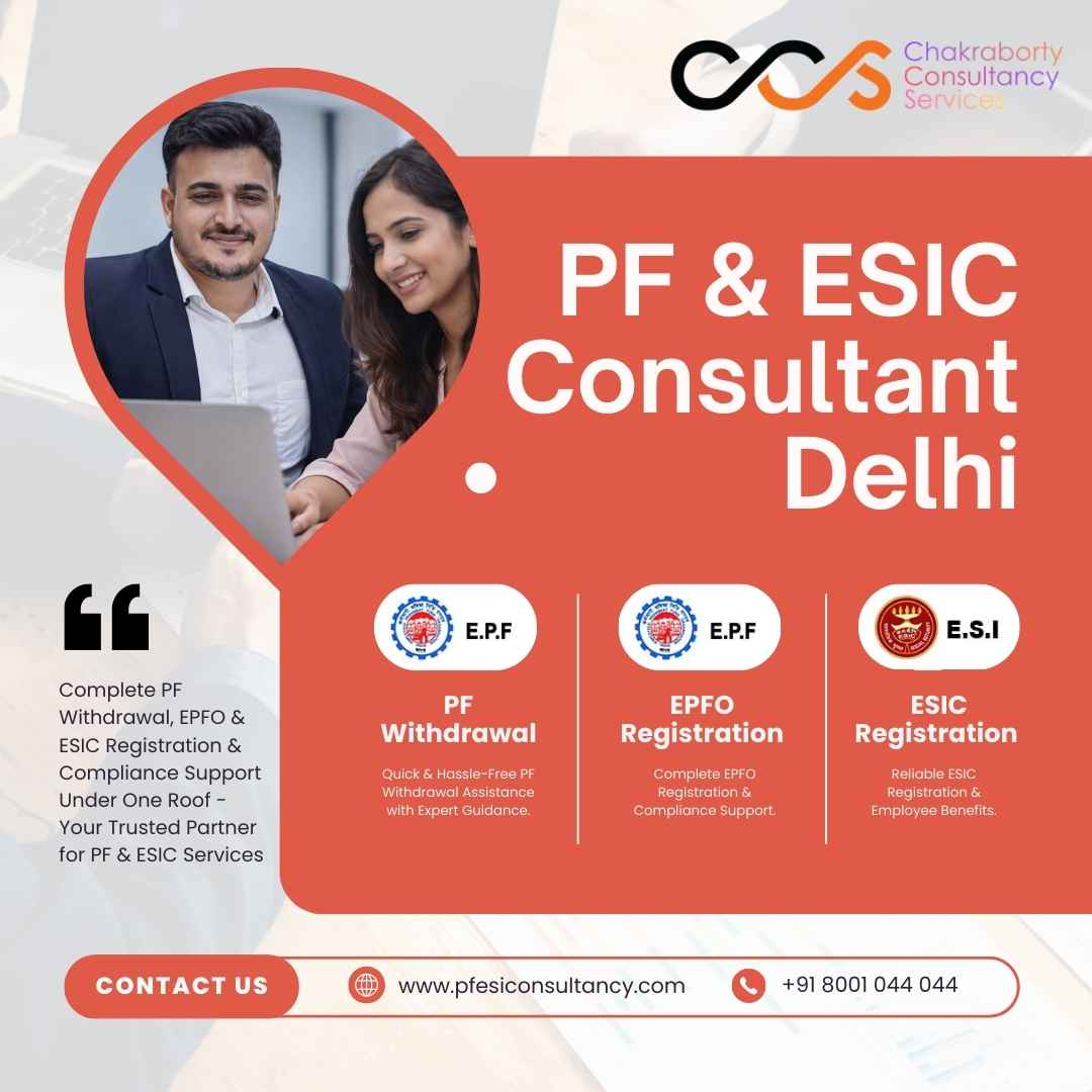 PF Consultant in Delhi - EPF withdrawal Agent & ESI PF Registration